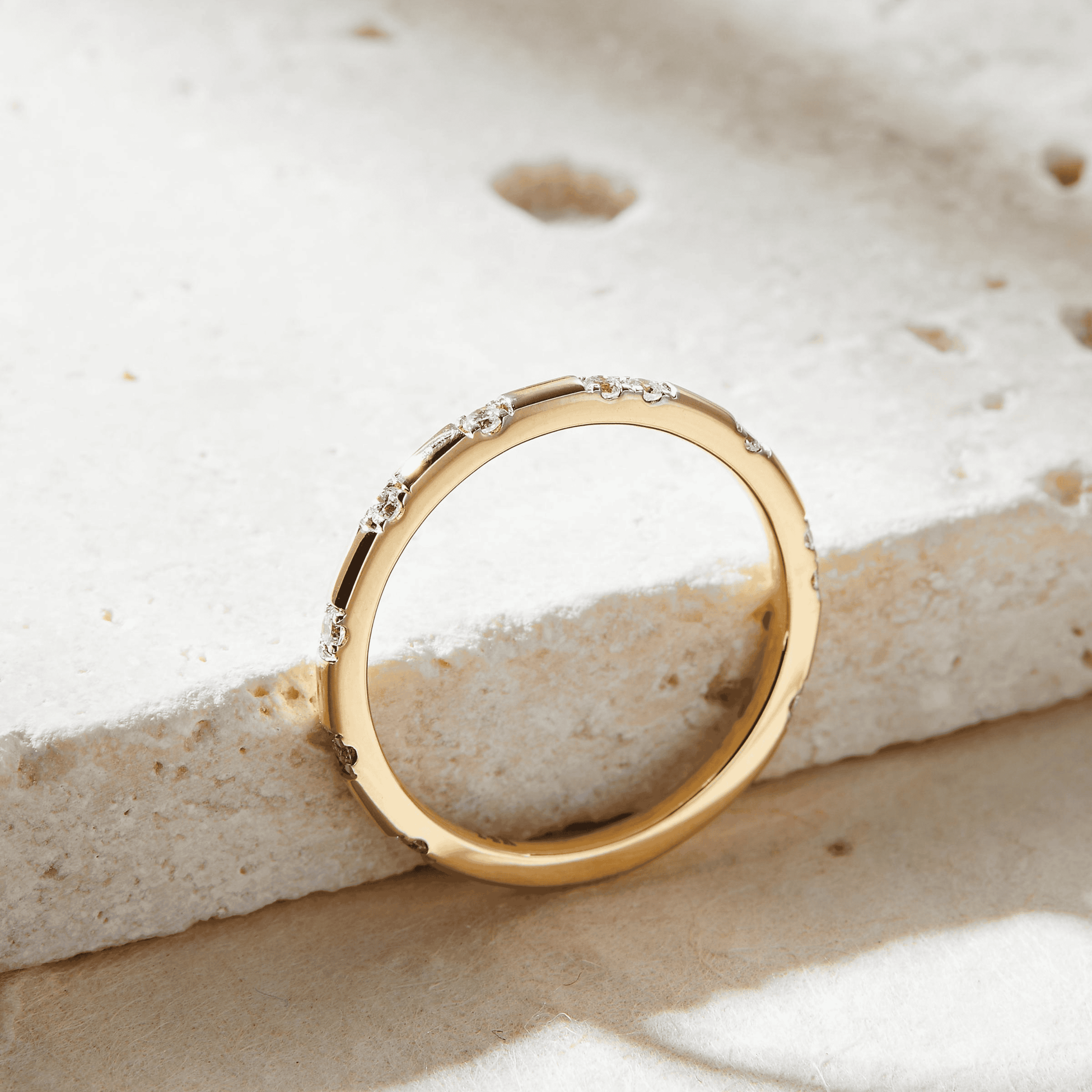 Minimalist Eternity Stackable Band – Alora Bijou